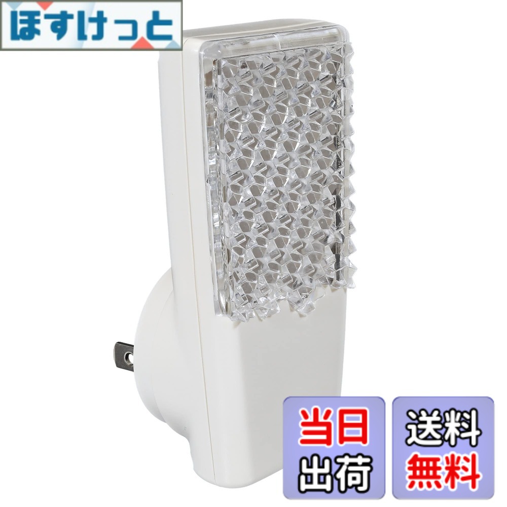 商品情報商品の説明商品紹介 ■定格電圧：AC100V ■定格周波数：50Hz/60Hz ■定格消費電力：0.3W ■光源：アンバー色LED ■全光束：1lm ■点灯開始照度：約5lx ■外形寸法(約)：幅52x高さ104x厚さ34(mm)(...