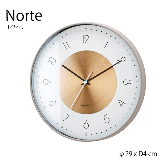 [SPEC] ・サイズ　　φ29 x D4 cm　 ・材質　　　アルミ、ガラス、プラスチック ・その他　　スイープムーブメント 　　　　　　単3電池 x1 (別売) [QUALITY & NOTICE] ○お使いのブラウザ・モニター等の使用...