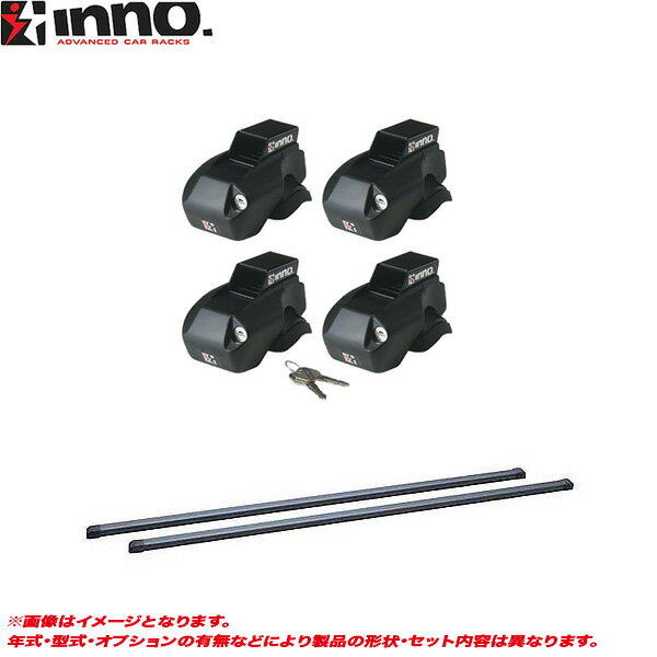 ■セット商品構成●ステー：INFR●フック：●バー：INB117BK●バー： ※バーの品番最後に「S」が付く場合：シルバー　付かない場合：「ブラック」になります。■適合車種：ekクロス●年式：H31.3～●型式：B34W/B35W/B37W...