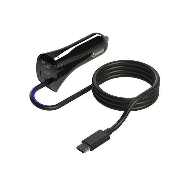 ●トラックもOK！ DC12/24V車共用ストレートケーブルType-C充電器●ハイパワー出力最大3.1A●通電LEDランプ付き●ケーブル長約1.0m■仕様 12/24V車共用出力： 3.1A（MAX）ケーブル長約1.0m■カラー：ブラック...