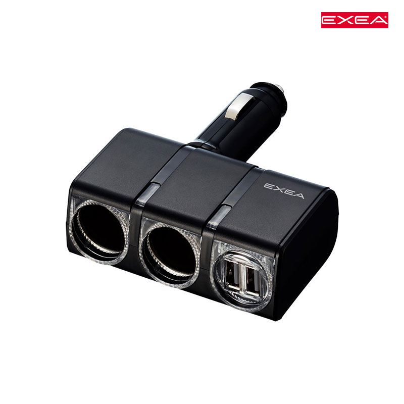 ●12V/24V車対応の2連ソケットと5V/2.4A(合計最大)をUSB2ポートに分配したソケットです。●USBポートは接続した機種を自動で判別し、機種に合った電流で最適な充電を行う自動判別機能を採用しています。 各ポートで独立した制御を行...