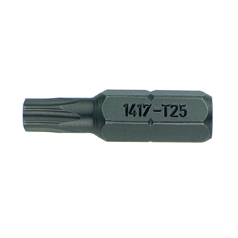 メーカー名：STAHLWILLE（スタビレー）品番：1421-T45商品名：ヘクスローブビット T45●差込角(”HEX)：1/4●サイズ：T45●先端外形寸法(mm)：7.8●全長(mm)：26●質量(g)：8●差込角1/4”HEXのトル...