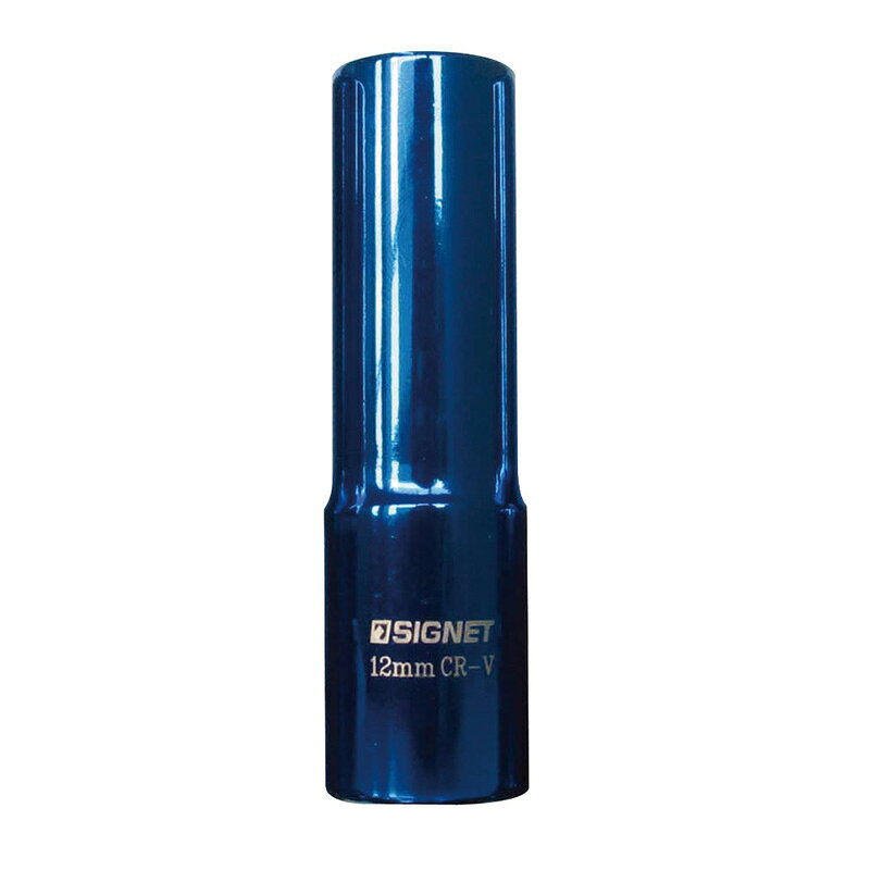 メーカー名：SIGNET(シグネット)品番：12262商品名：3/8DR 3/8"SQ マグネットディープソケット 12mm●差込角(SQ)：3/8●サイズ(mm)：12●全長(mm)：63●マグネット付。●エンジンルーム等の狭い環境下での...