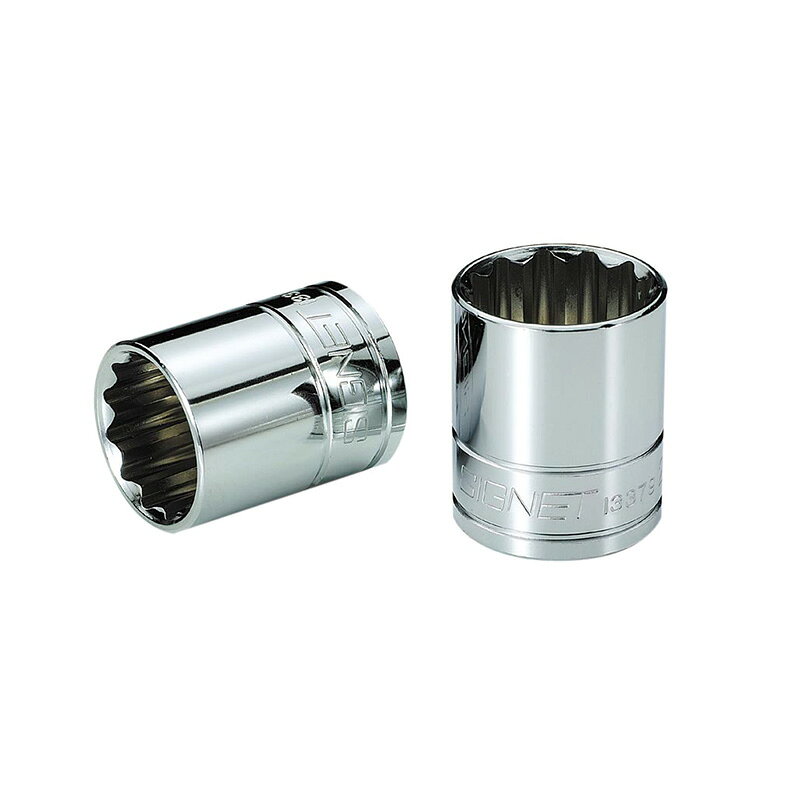 メーカー名：SIGNET(シグネット)品番：13373商品名：1/2DR 2/1"SQ 18mm ソケット (12角)●差込角(SQ)：1/2●サイズ(mm)：18●全長(L：mm)：38●先端部ソケット外径(D1：mm)：25.0●差込部...