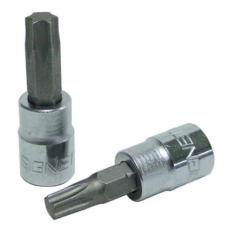 メーカー名：SIGNET(シグネット)品番：21863商品名：1/4DR 1/4"SQ T-20 ヘクスローブビットソケット●差込角(SQ)：1/4●サイズ：T20●全長(mm)：37