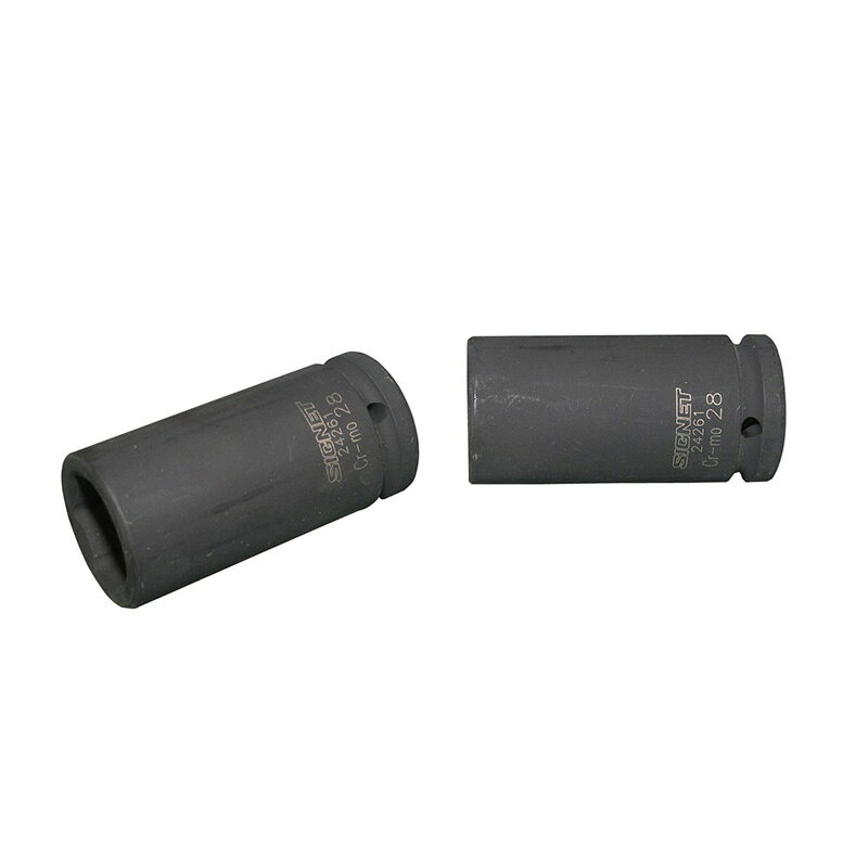 メーカー名：SIGNET(シグネット)品番：24271商品名：3/4DR 3/4SQ　ディープインパクトソケット 38mm●差込角(SQ)：3/4●適合ピン：24574●適合Oリング：24554●サイズ(mm)：38●全長(mm)：90.0...