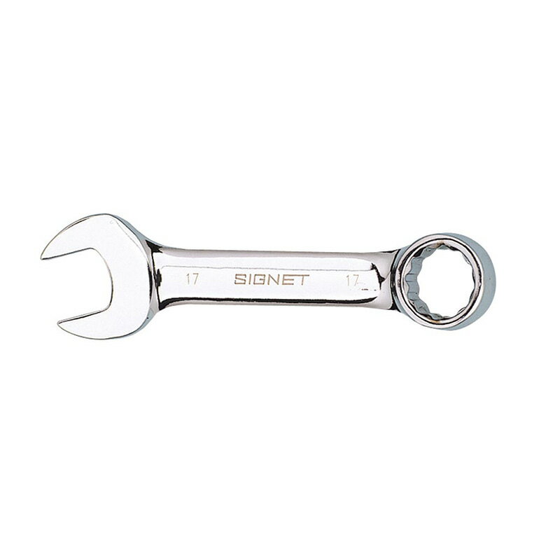 メーカー名：SIGNET(シグネット)品番：30331商品名：11mm スタビーコンビネーションレンチ●メガネ部オフセット角(°)：15●サイズ(mm)：11●全長(L：mm)：102●スパナ部幅(B：mm)：22.5●メガネ部幅(D：mm...