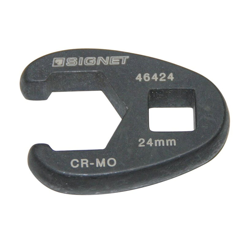 メーカー名：SIGNET(シグネット)品番：46409商品名：3/8DR クローフットレンチ 9mm●差込角(SQ)：3/8●サイズ(mm)：9●幅(mm)：27●全長(mm)：37●厚み(mm)：9●材質：クロームモリブデン●ブレーキ周り...