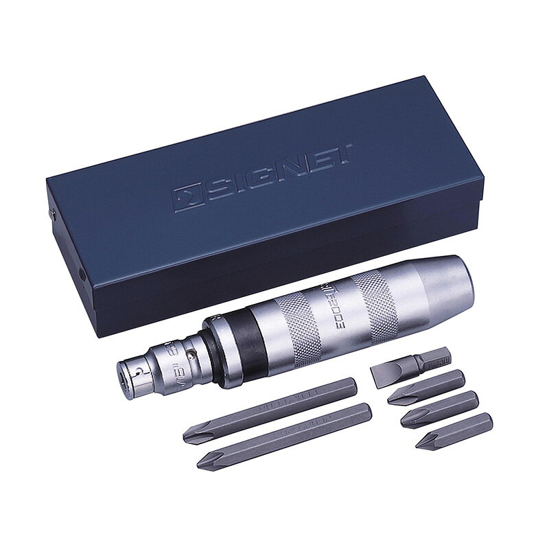 メーカー名：SIGNET(シグネット)品番：62008商品名：インパクトドライバーセット (6本ビット入)●本体にビットホルダーを取り付ければ、5/16"HEXビットを用いたインパクトドライバーとして使用でき、ビットホルダーを取り外せば、1...