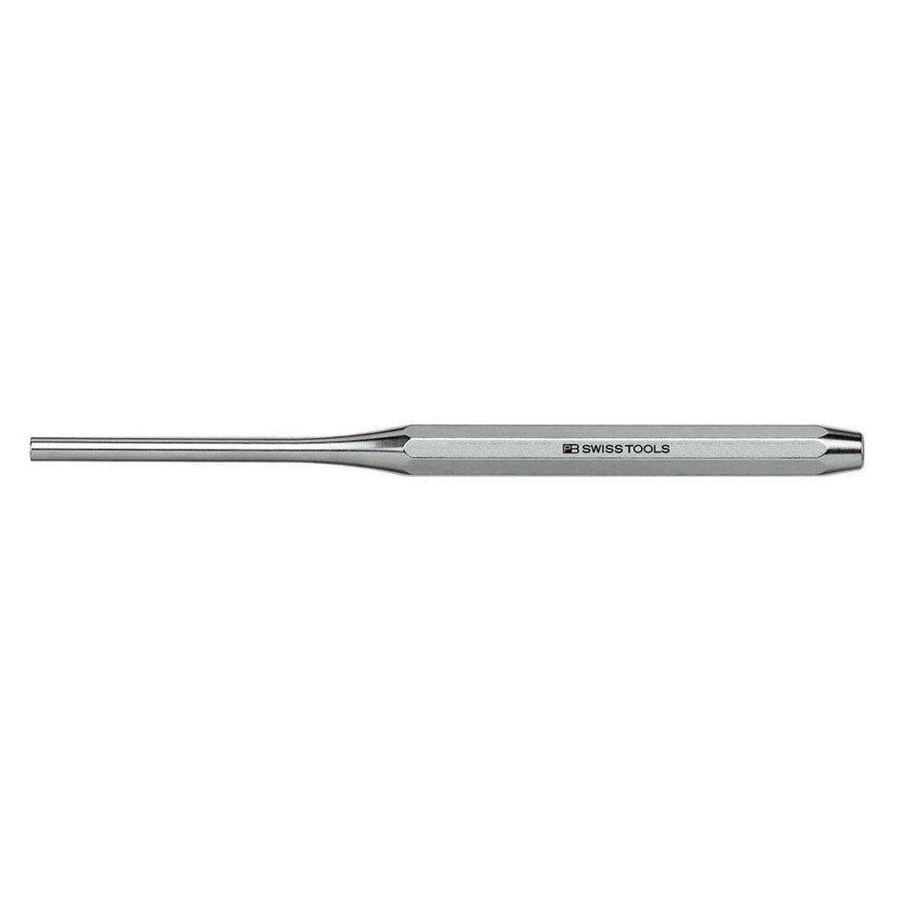 メーカー名：PB SWISS TOOLS(ピービースイスツールズ)品番：750-5商品名：750-5 平行ピンポンチ 八角胴●先端硬度(°)：HRC58●打撃部硬度(°)：HRC45～48●先端公差(mm)：+0.0、-0.2●材質：特殊バ...
