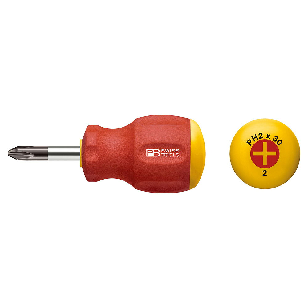 メーカー名：PB SWISS TOOLS(ピービースイスツールズ)品番：8195-1-30商品名：8195-1-30 スイスグリップ・スタービープラスドライバー■サイズ：#1■全長(mm)：80■軸長(mm)：30■軸径(φmm)：5■適合...