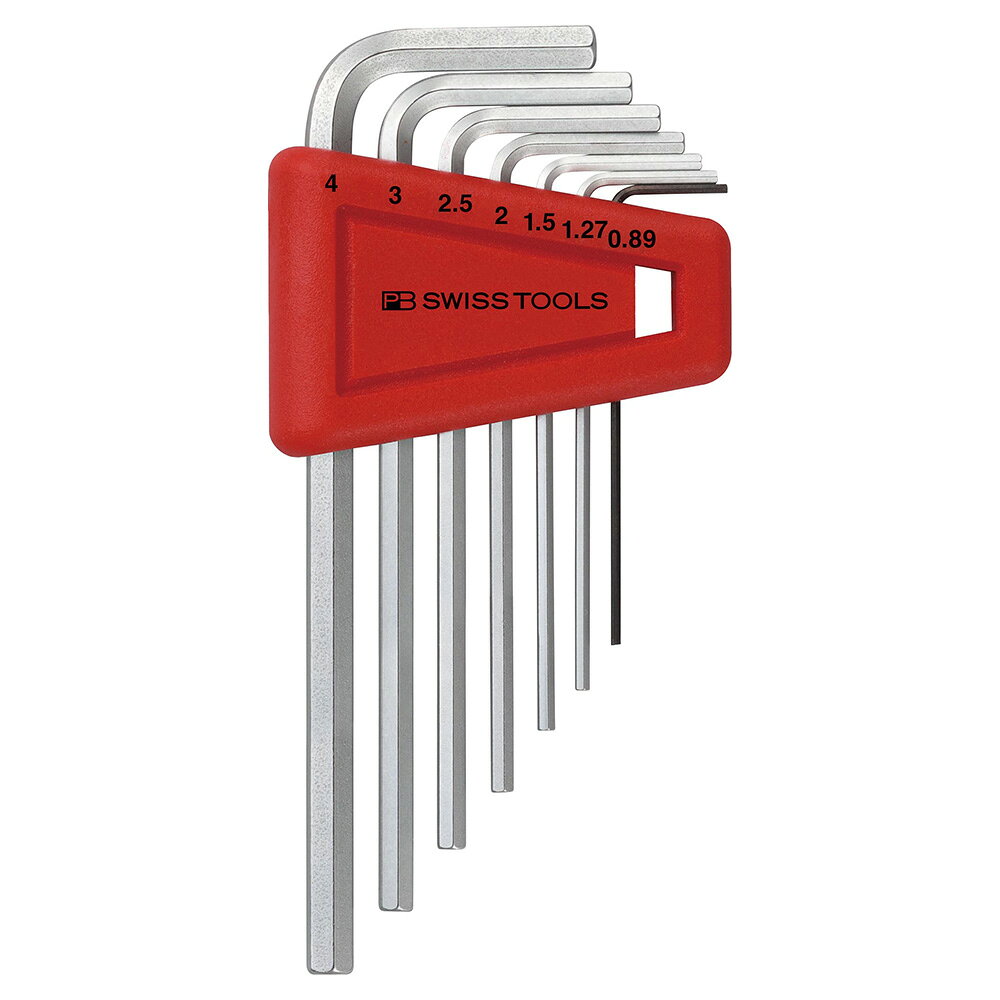メーカー名：PB SWISS TOOLS(ピービースイスツールズ)品番：210H-4CN商品名：210H-4CN ホルダー付六角棒レンチセット■質量(g)：44●サイズ1.27mm以上はニッケルクロームメッキタイプです。●ホルダー・パッケー...