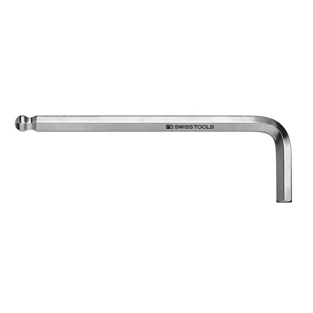 メーカー名：PB SWISS TOOLS(ピービースイスツールズ)品番：212Z-3/16商品名：212Z-3/16 ボール付六角棒レンチ■サイズ(”)：3/16■適合セットスクリュー(”)：3/8■適合キャップスクリュー(”)：1/4■レ...