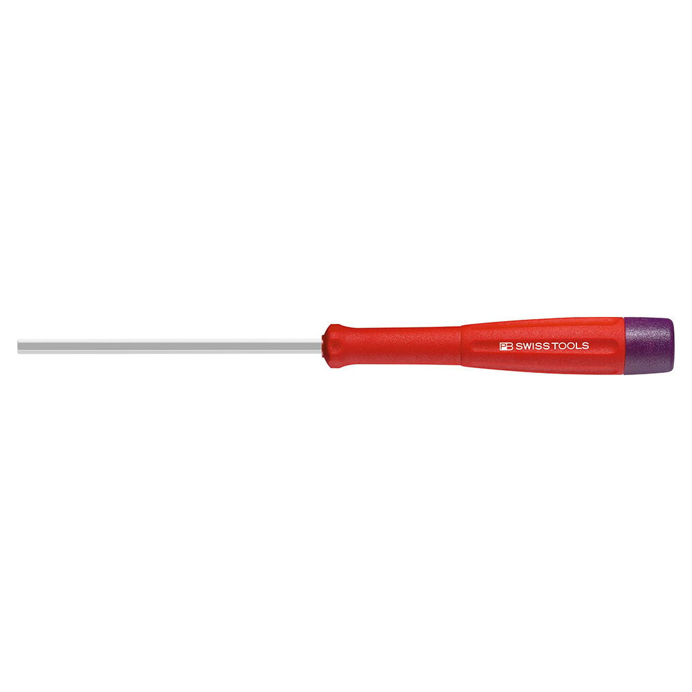 メーカー名：PB SWISS TOOLS(ピービースイスツールズ)品番：8123.0.89-40商品名：8123.0.89-40 スイスグリップ精密六角ドライバー●グリップエンドカラー：紫色■サイズ(mm)：0.89■全長(mm)：133■...
