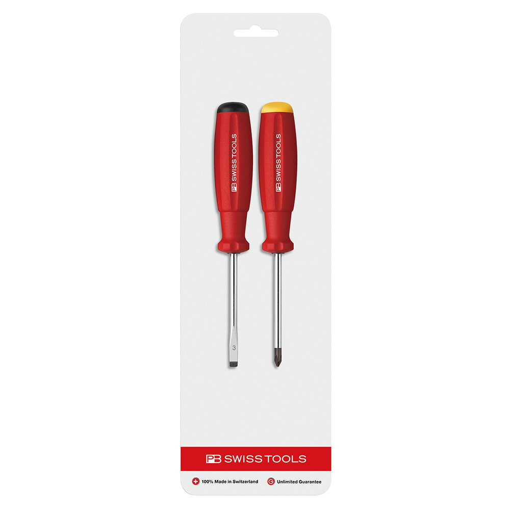 メーカー名：PB SWISS TOOLS(ピービースイスツールズ)品番：8261CN商品名：8261CN スイスグリップドライバ2本セット(マイナス,プラス)■重量(g)：130●スイスグリップはポリプロピレン・サントプレンの2種の新素材か...