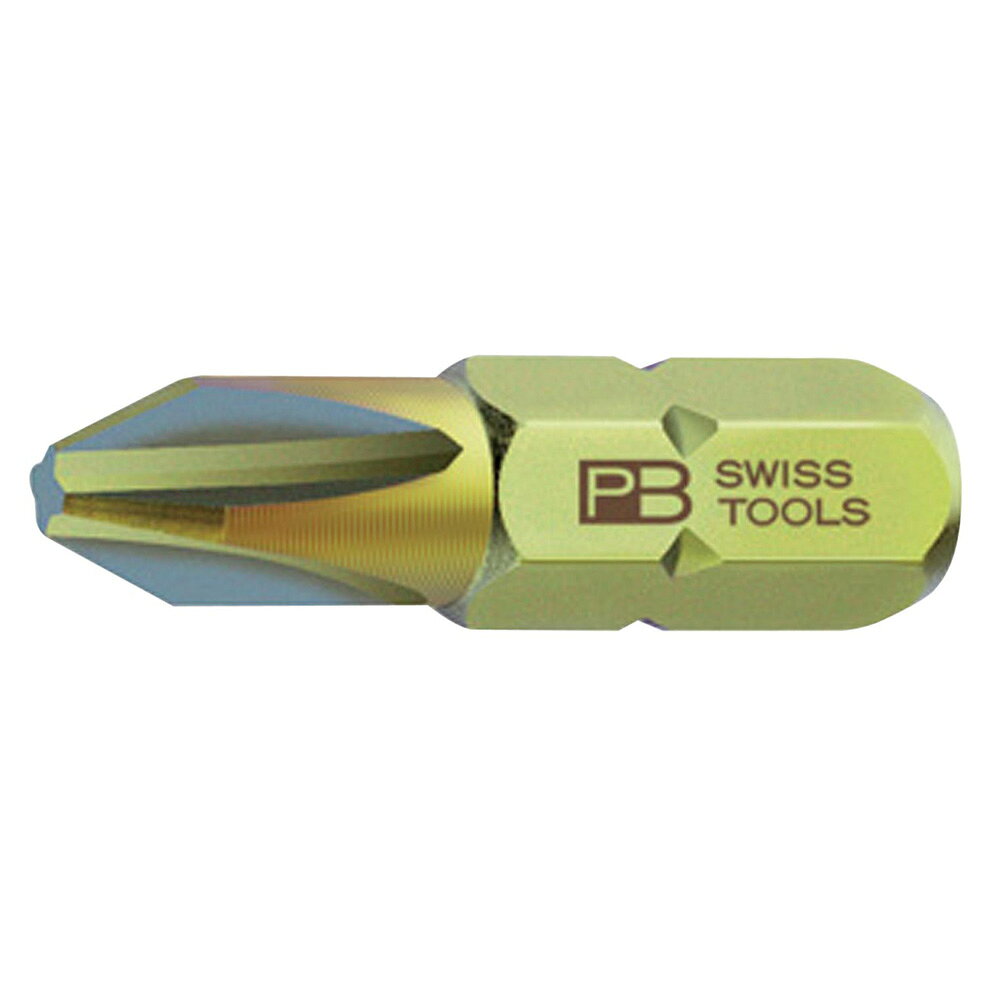 メーカー名：PB SWISS TOOLS(ピービースイスツールズ)品番：C6-190-2商品名：C6-190-2 (PH)プラスビット(ショート)■差込角(”HEX)：1/4(6.3mm)■サイズ：#2■全長(mm)：25■質量(g)：5●...