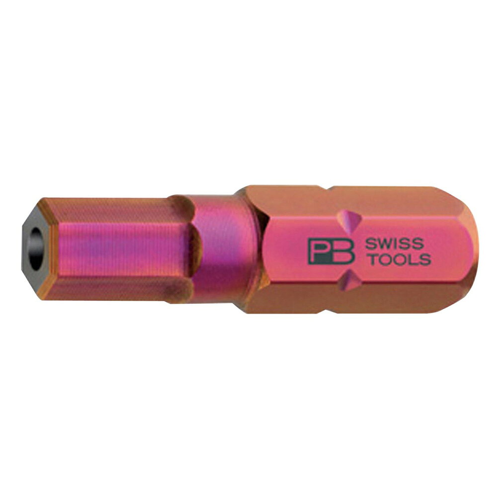 メーカー名：PB SWISS TOOLS(ピービースイスツールズ)品番：C6-210B-5商品名：C6-210B-5 イジリドメ六角ビット■差込角(”HEX)：1/4(6.3mm)■サイズ(mm)：5■全長(mm)：25■軸長(mm)：7....