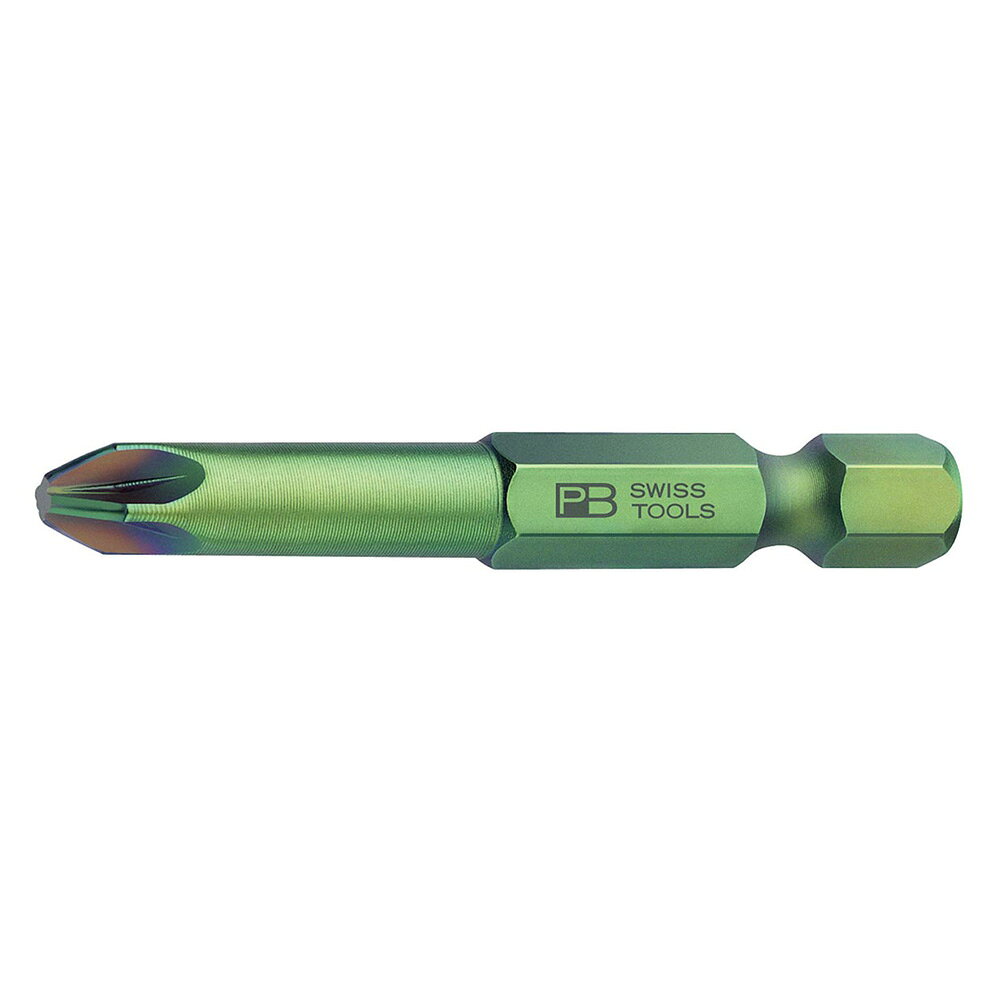 メーカー名：PB SWISS TOOLS(ピービースイスツールズ)品番：E6-192-1商品名：E6-192-1 (PZ)段付ポジドライブビット■差込角(”HEX)：1/4(6.3mm)■サイズ：PZ1■全長(mm)：50■軸長(mm)：2...