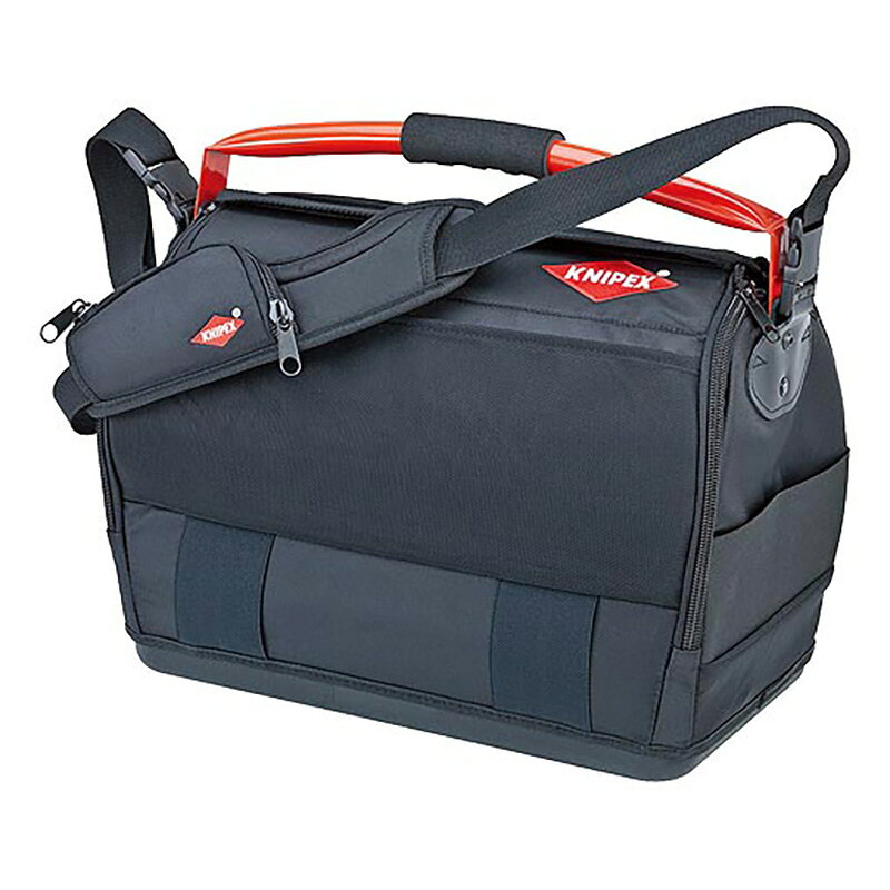 メーカー名：KNIPEX(クニペックス)品番：002108LE商品名：ツールケース●サイズ(mm)：W480×H380×D300●質量(kg)：3.5●耐荷重(kg)：20●ケースの両側を開くことができます。●しっかしとした生地のポリエステ...