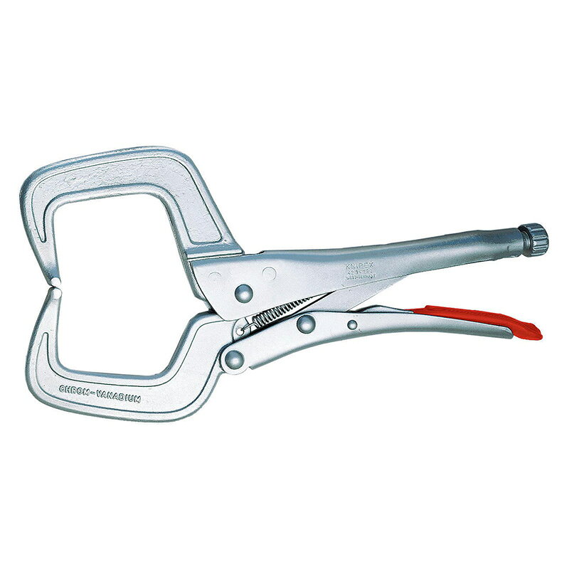 メーカー名：KNIPEX(クニペックス)品番：4234-280商品名：溶接用グリッププライヤー●プライヤー仕上げ：ニッケルクロムメッキ●プライヤー材質：高強度圧延鋼●アゴ材質：鍛造クロームバナジウム●挟み範囲(四角；mm)：90●全長(mm...