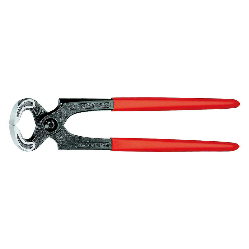 メーカー名：KNIPEX(クニペックス)品番：5001-180商品名：ヤットコ (カーペンタープライヤー) (台紙付き)●プライヤー仕上げ：亜鉛合金メッキ(黒)●ヘッド仕上げ：研磨●ハンドル仕様：プラスチックコーティング●切断面：傘状●切断...