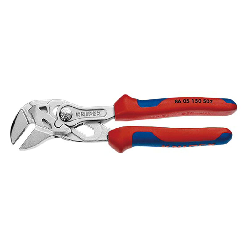 メーカー名：KNIPEX(クニペックス)品番：8605-150S02商品名：プライヤーレンチ 航空機仕様●ヘッド仕上げ：クロムメッキ●ハンドル仕様：コンフォート●能力(mm)：27●能力(inch)：1●調節段数：14●寸法B1(mm)：4...