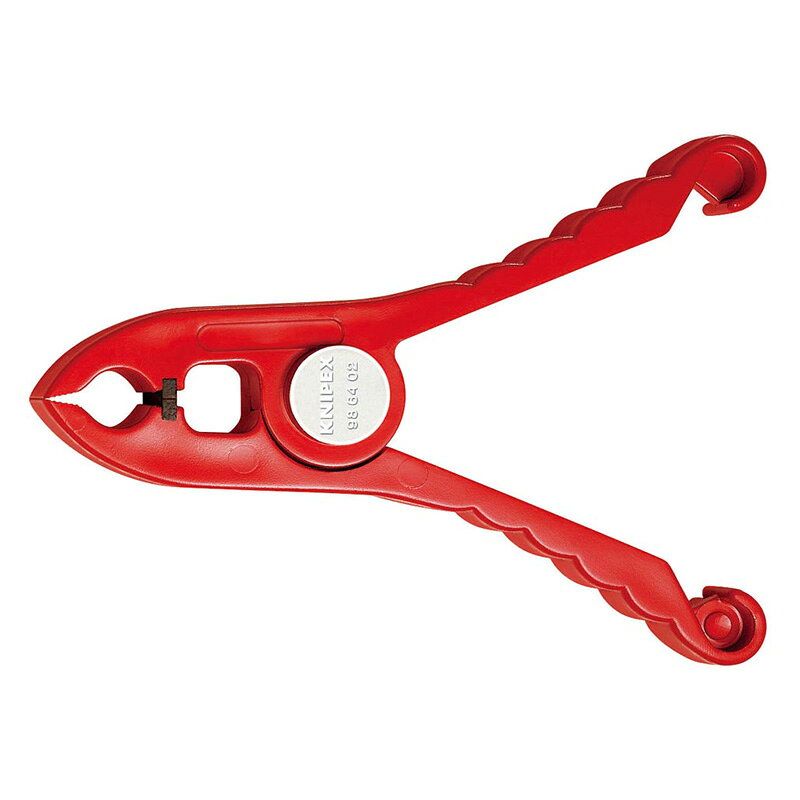 メーカー名：KNIPEX(クニペックス)品番：986402商品名：絶縁クランプ 1000V●全長(mm)：150●つかみ能力(mm)：15●質量(g)：61●1000V絶縁。●材質はグラスファイバー強化プラスチック。●DIN EN/IEC6...