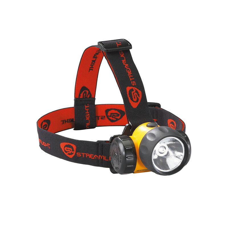 メーカー名：STREAMLIGHT(ストリームライト)品番：61200商品名：ハズロ 1W LEDヘッドランプ（イエロー） UL●明るさ(ルーメン)：120●連続使用時間：約11時間●ヘッド径(mm)：48●本体サイズ(mm)：W64×D7...