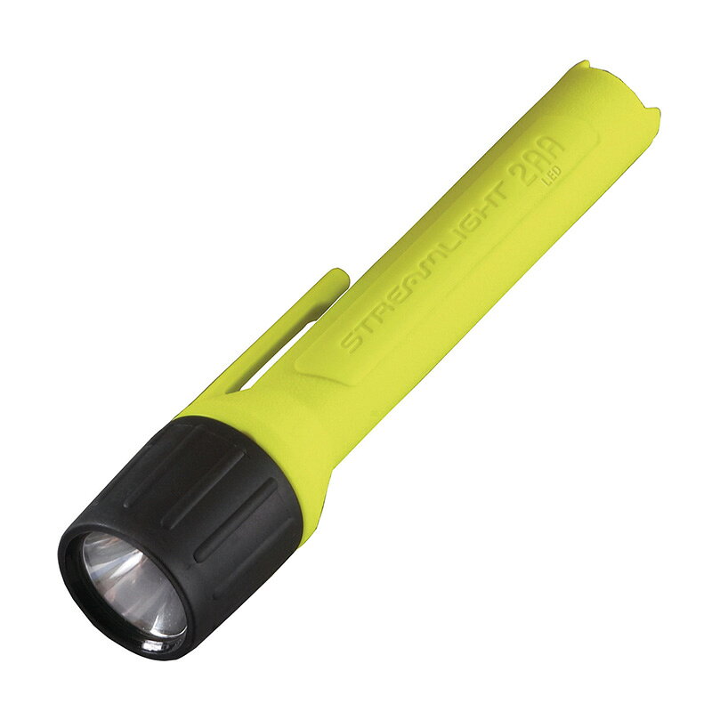メーカー名：STREAMLIGHT(ストリームライト)品番：67101商品名：プロポリマー2AA-LED （イエロー） 電池付●明るさ(ルーメン)：65●連続使用時間：24時間●全長(mm)：162●ヘッド外径(mm)：34●質量(g)：1...