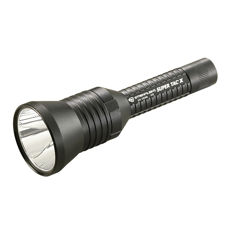 メーカー名：STREAMLIGHT(ストリームライト)品番：88708商品名：スーパータックX LEDライト （点滅モード付）●明るさ(ルーメン)：200●連続使用時間：約2.5時間●全長(mm)：168●使用電池(付属)：3Vリチウム電池...