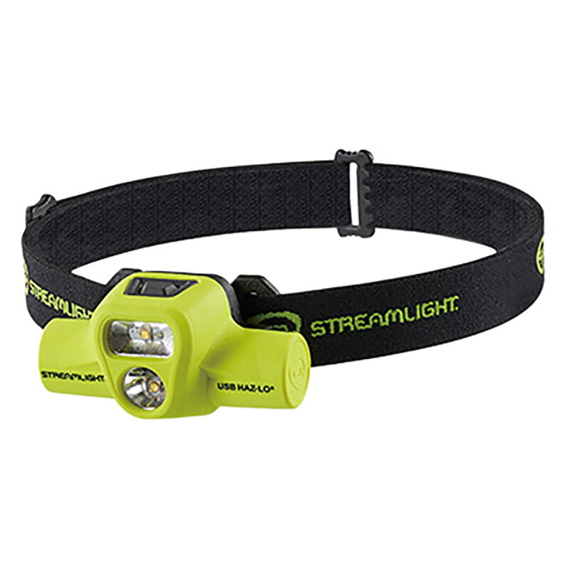 メーカー名：STREAMLIGHT(ストリームライト)品番：61460商品名：USB HAZ-LO ヘッドライト イエロー●明るさ/Spot(ルーメン)：190●連続使用時間/Spot：7.5時間●照射距離/Spot（m)：89●明るさ/F...