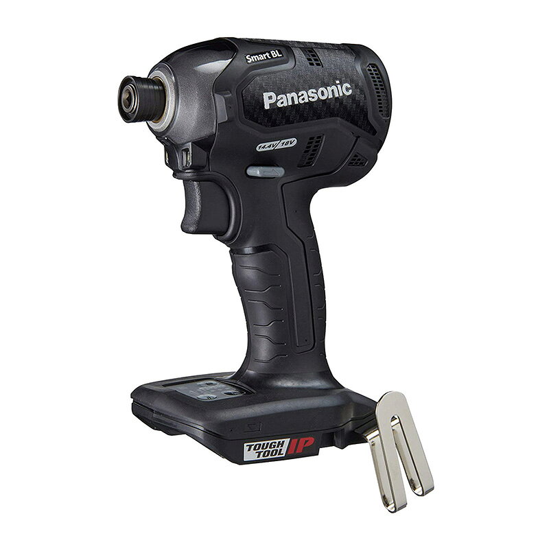 メーカー名：Panasonic（パナソニック）品番：EZ76A1X-B商品名：充電インパクトドライバー本体 （黒）●チャック：ワンタッチビットロック方式(段付までの寸法が13mm)●防塵・防水：IP56●本体寸法(mm)：全長127×幅60...