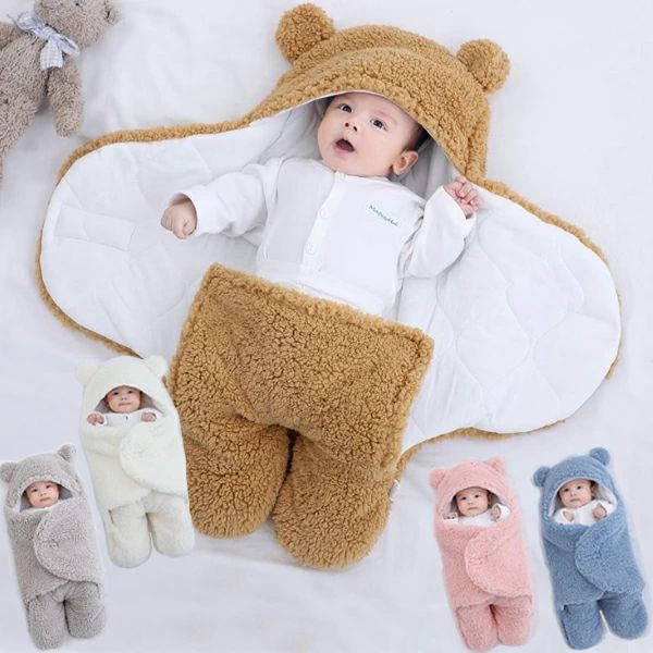 ● 商品名送料無料 ベビー 新生児 赤ちゃん毛布 おくるみ もこもこ 厚手 あったか タオルケット 防寒 秋 冬 超可愛い 無地 出産祝い 出産準備 プレゼント マタニティ ギフト ● 生産国中国● 商品特性素材：ポリエステル 綿内容物：1...
