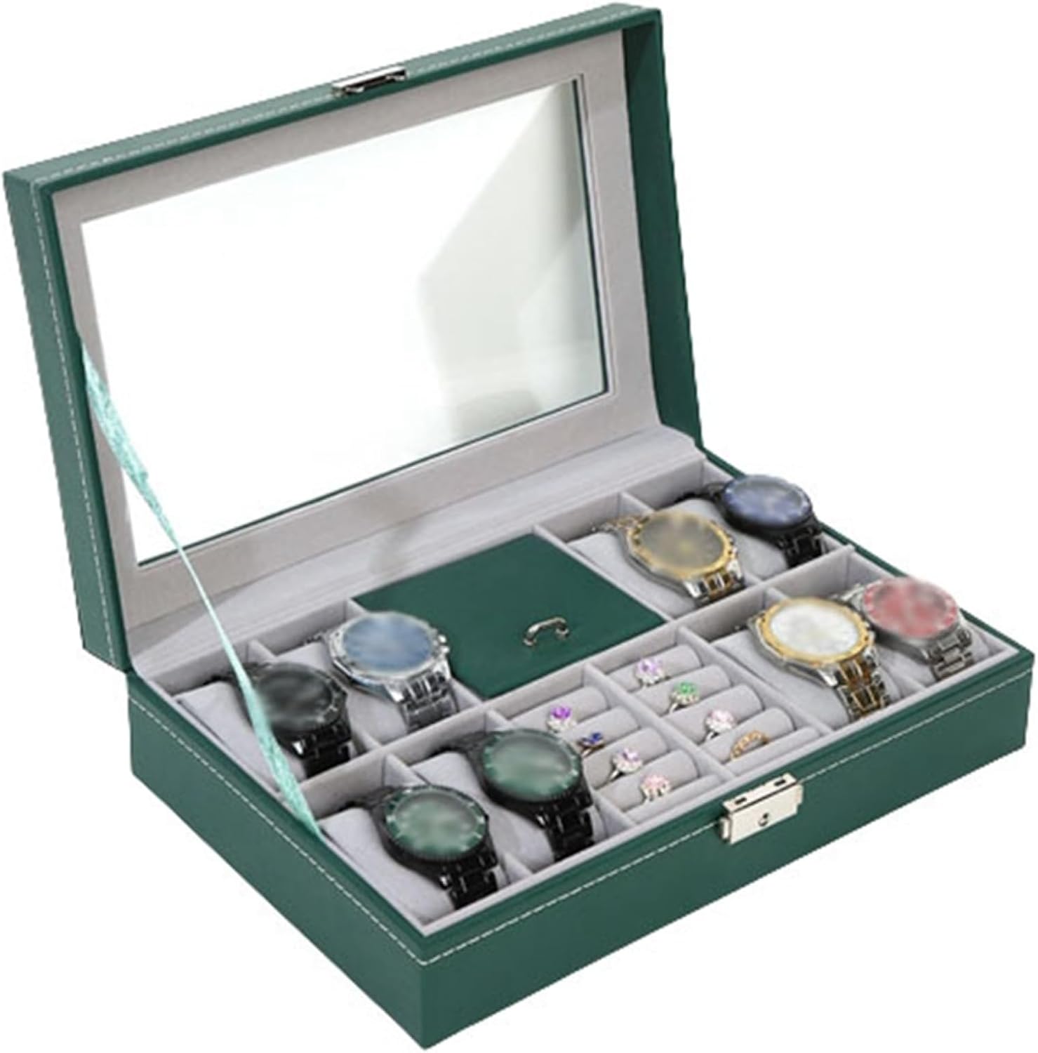 　　　◆◇◆売れている秘密◆◇◆・約30（L）*20（W）*8（H）cm、重量：約1.1kg、ご注意：写真内の腕時計とジュエリーは付属いたしません。・腕時計用の枕を取り出すことで8本の腕時計やブレスレッドを収納することができます。その他、指...