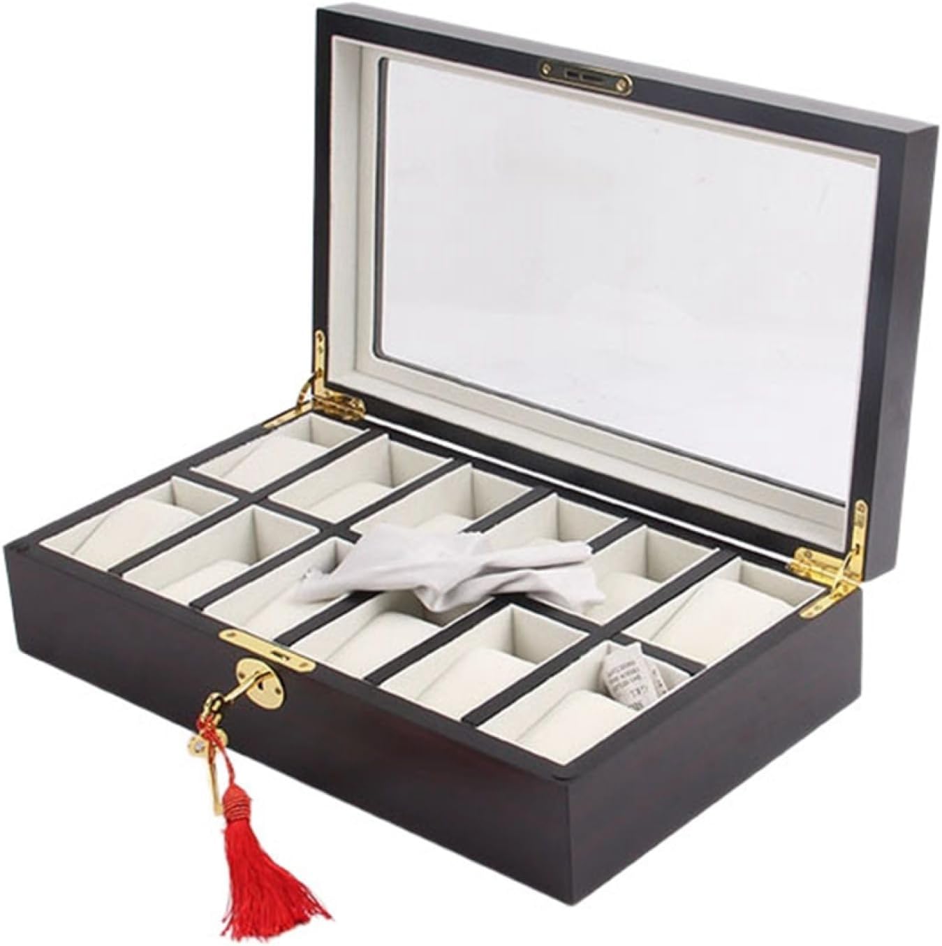 　　　◆◇◆売れている秘密◆◇◆?材質：ソリッドウッド/フランネル。収納力：6/12/20本　 ※ご注意：写真内の腕時計とジュエリは付属いたしません。?実用性：テクスチャーの良い木材がしっかりとした感じを与えて、腕時計に一番快適な環境を提供...