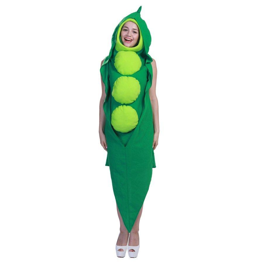野菜 コスプレ 面白い ハロウィン エンドウ豆 着ぐるみ おもしろ コスチューム 豆 マメ 衣装 おもしろい 仮装 とってもリアル パーティーや宴会で大活躍！エンドウ豆のおもしろコスチュームの登場です。リーズナブルな価格と品質のバランスが抜...