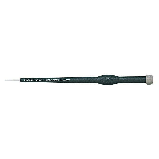 商品説明 先端サイズ ⊖1.3×0.4mm 全長 175mm 軸径 1.5mmφ 重量 10g ・警告 ドライバーはネジをまわす目的で作られています。 この目的以外には使用しないでください。 電気が流れている個所には使用しないで...