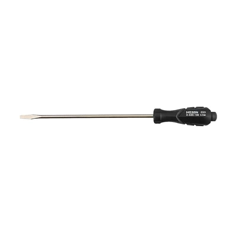 商品説明 先端サイズ ⊖2.5×0.35mm 全長 149mm 軸長 100mm 軸径 3.0mmφ ハンドル径 15.4mmφ ESD管理値 Rg＜1×1012Ω 重量 10g ・警告 ドライバーはネジをまわす目的で作られてい...