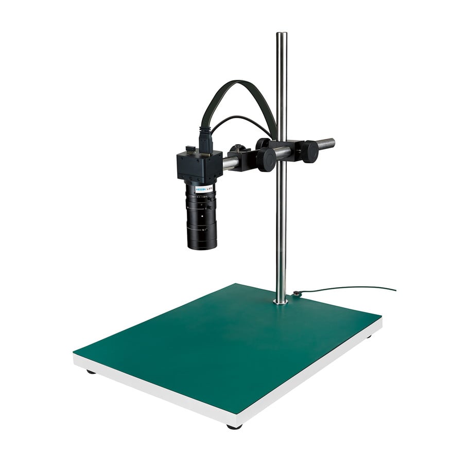 商品説明 簡易計測機能を内蔵した、HDMIモニターに接続して使用するカメラのセットです。 レンズは倍率・ピント・絞りをそれぞれ調節可能なズームレンズです。 ワイドなベースとロングアームで、高さや大きさがある観察対象におすすめです。 通常3～...