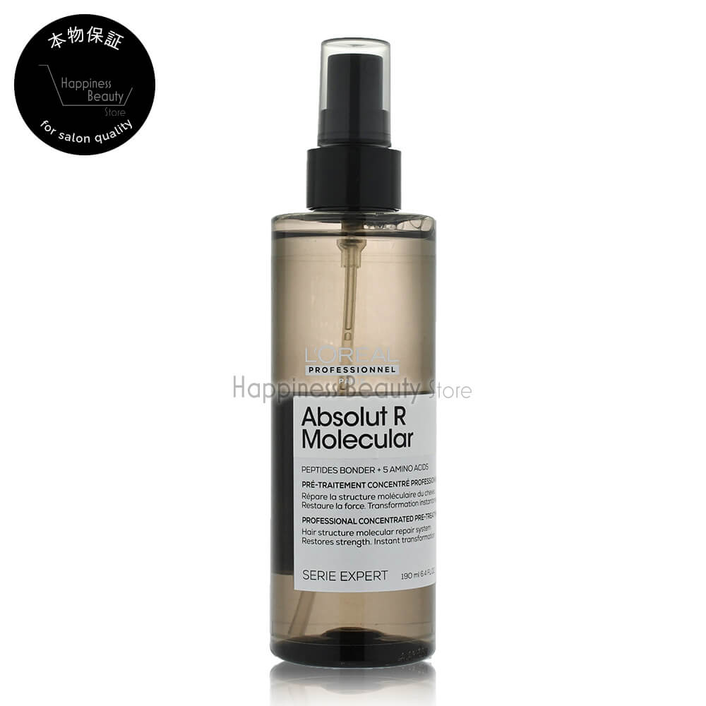 Detail商品名 セリエ アブソルート R モレキュラー　コンセントレイティッド プレトリートメントメーカー ロレアル商品説明 アブソルート R モレキュラー サロン発想のダメージケアライン。 アミノ酸由来の毛髪補修成分や酸コンディショニ...