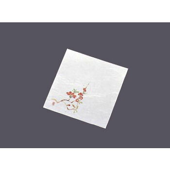 ニュー四季懐紙 NS-17 4寸 (100枚入) 野ぼけ●120×120(100枚入)●野ぼけNS-17(3月～4月)●盛もり彩さいシリーズ●四季折々の時節に合った心づかいをぜひどうぞ。おいしさ安全、料理にやさしい。表面にラミネート加工して...