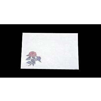 懐石まっと WS-18 尺三(100枚入) 紫陽花 抗菌和紙●264×390(100枚入)●紫陽花(5月～6月)●懐石まっと尺三 抗菌遠赤和紙●無蛍光食品用和紙を使用しています。●優れた抗菌効果と遠赤外線放射。●雑菌(大腸菌,病原性大腸菌O...