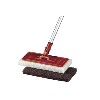 パッドホルダー No.6472 ハンドル付 3M●227×95●柄長:1120●ハンドパッド(茶,白)各1枚付※メーカー希望小売価格はメーカーカタログに基づいて掲載しています。（カタログ表示価格は消費税が含まれていません）