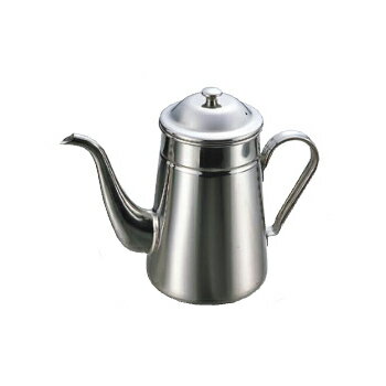 コーヒーポット #13 1600cc 細口 電磁対応●容量:1600cc●電磁調理器用に底面特殊加工されたコーヒーポットです。もちろん直火やヒーターでも使用でき熱源を選びません。●注ぎやすい細口タイプ※メーカー希望小売価格はメーカーカタログ...