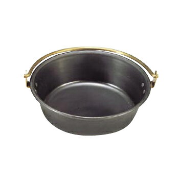 海石鍋 15cm 吊手(石無し) 鉄製●15cm●内寸:H45●容量:約0.7L(リットル)●※電磁調理器を使用する際には、石を入れないで下さい。故障の原因になります。●※取手は真鍮製です。●※石は海石鍋用石をご使用下さい。●200V電磁調...