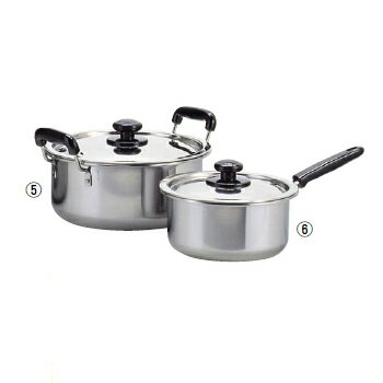 実用鍋 18cm 片手 モリブデン EBM●18cm●容量:2.6L(リットル)●深さ:105●材質,板厚が違います!●18-0ステンレス鋼モリブデン入り,チタン添加、厚手(1.0mm)●特長:1.熱源を選びません。18-0ステンレススチー...