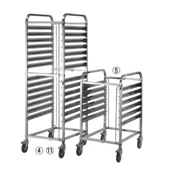 カートイン シートパンカート EBM●510×700×1650●収納枚数:CAMBROフードストレージボックス457×660(深さ89/9枚、深さ152/6枚、深さ229/4枚、深さ381/2枚)、シートパン(大/26枚)●カートイン冷蔵庫...