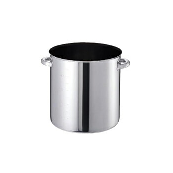 寸胴鍋 蓋無 39cmモリブデンジIIプラス(目盛付)ノンスティック●39cm●容量:46L(リットル)●内径:390×H390●※鍋蓋は鍋蓋モリブデンジ2をご使用下さい。●200V電磁調理器は非常にパワーがある為、鍋の変形防止,安全面から...