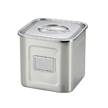 角キッチンポット 名札付 16.5cm 18-8 UK●16.5cm●容量:4.2L(リットル)●内寸:165×165×H165●手無※メーカー希望小売価格はメーカーカタログに基づいて掲載しています。(カタログ表示価格は消費税が含まれていません)