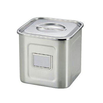 角キッチンポット 名札付 24cm 18-8 UK●24cm●容量:12.6L(リットル)●内寸:240×240×H240●手付※メーカー希望小売価格はメーカーカタログに基づいて掲載しています。(カタログ表示価格は消費税が含まれていません)